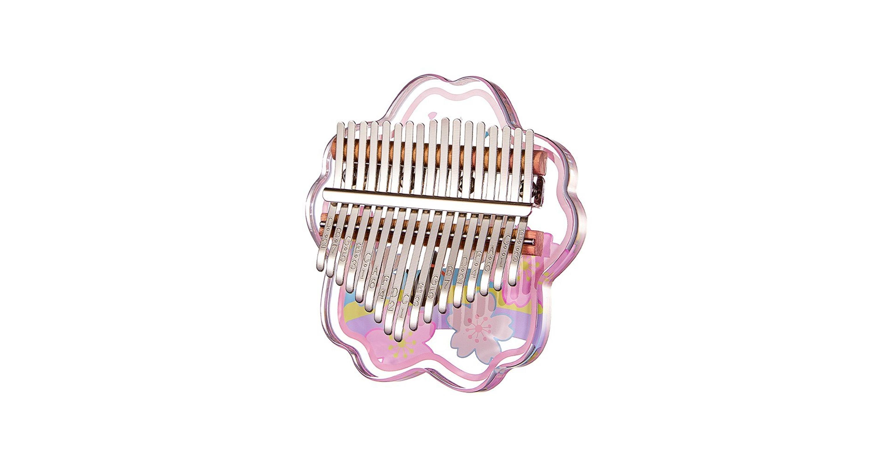 Kalimba, mini hüvelykujj zongora, 17 billentyűs hordozható hangszer ...