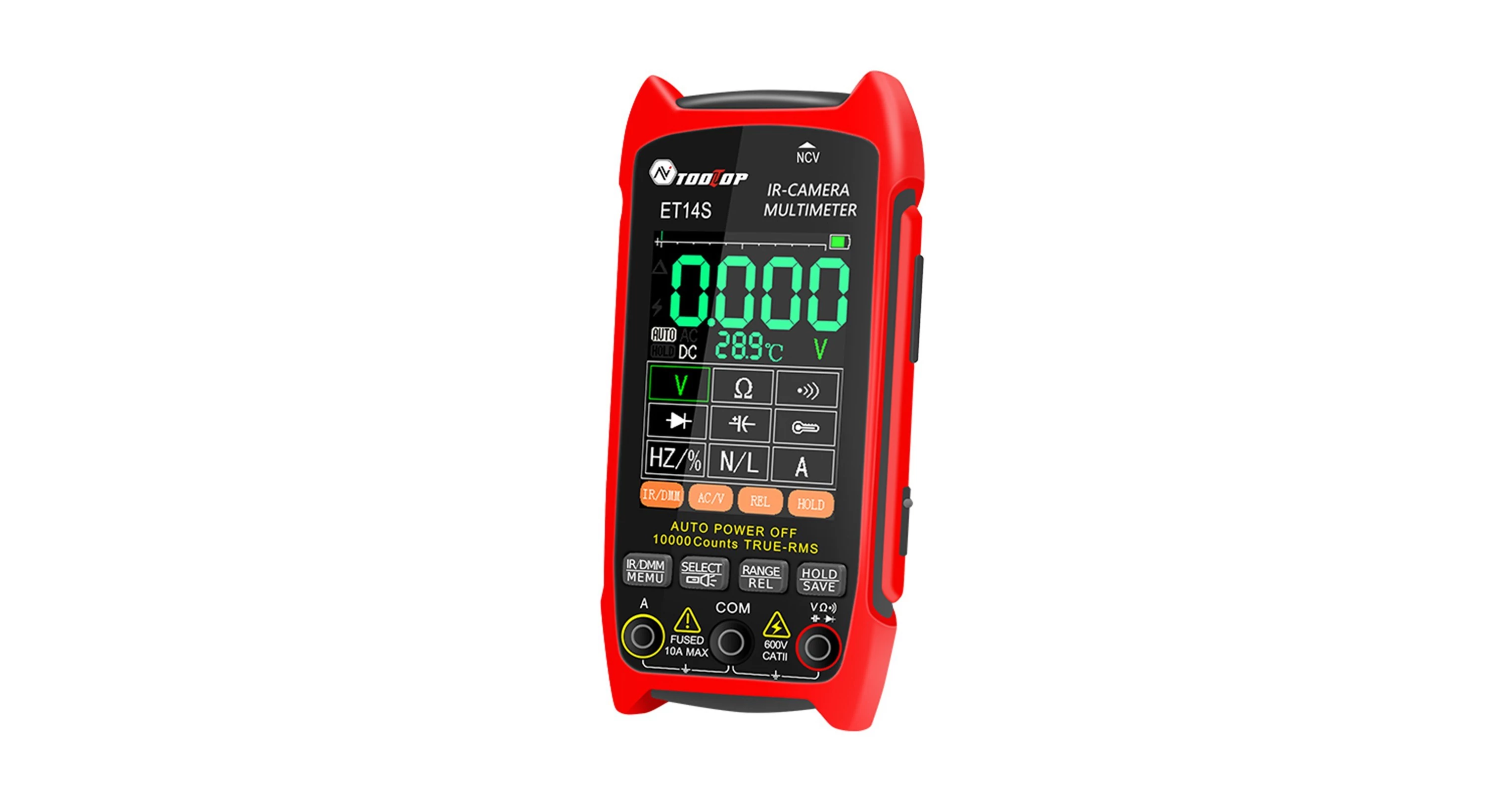 TOOLTOP 2 az 1-ben termikus képalkotó multiméter, 240 * 240 felbontás, 2,8 hüvelykes ...